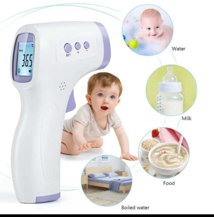 Non-Contact IR Thermometer Fast measure Light or portable Fingertip ...