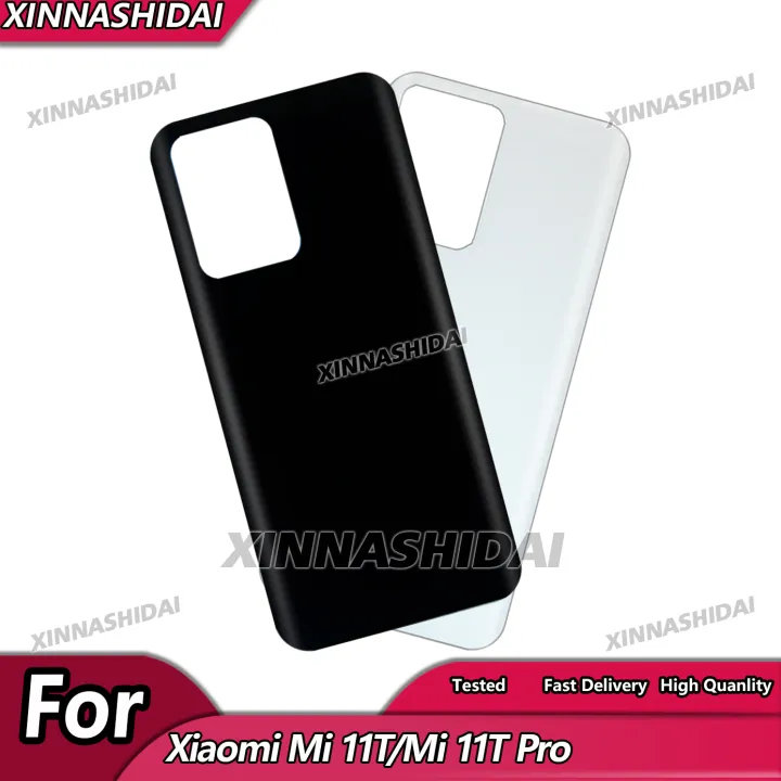 New Battery Back Cover For Xiaomi Mi 11T/Mi 11T Pro Glass Panel Rear ...