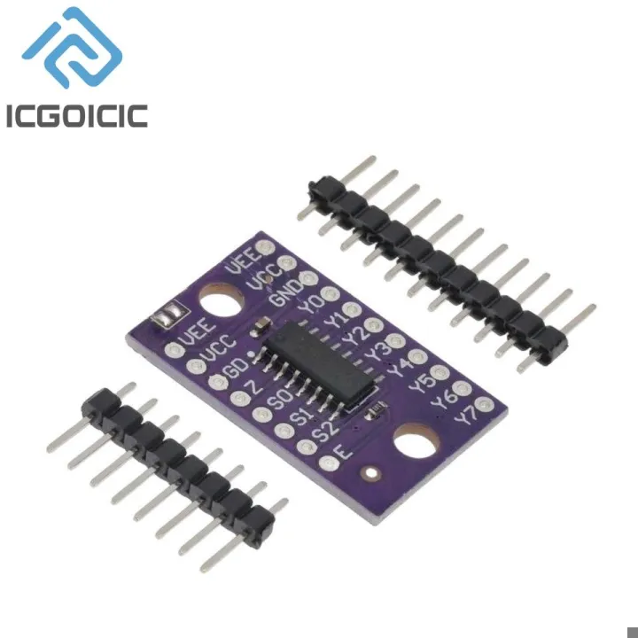 74HC4051 8 Channel Analog Multiplexer Selector Module Multiplexers ...