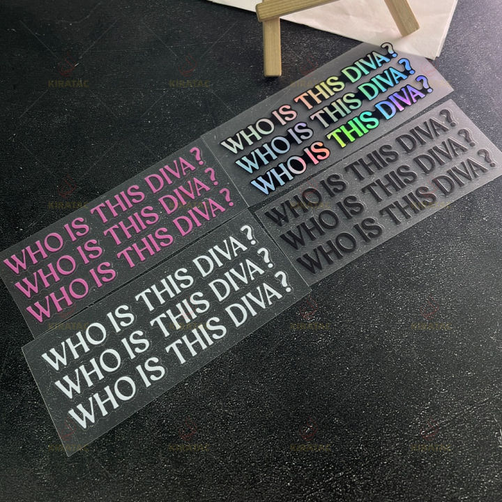 3PCS/1Sheet WHO IS THIS DIVE Motocycle Stickers Waterproof for Fairing ...