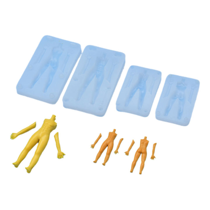 DIY Doll Sculpture Modeling Tool 1 Set Polymer Clay Male Doll Body ...