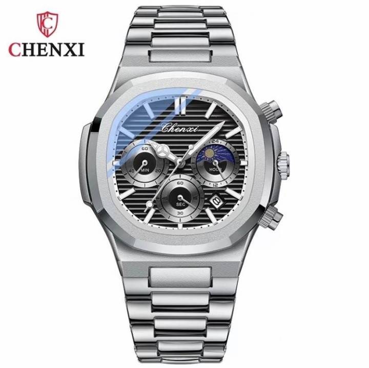 Chenxi brand watches authentic brand waterproof stainless steel strap watch good quality quartz ...