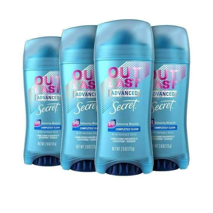Secret Outlast Advanced Invisible Solid Deodorant 73g | Shop.com.mm
