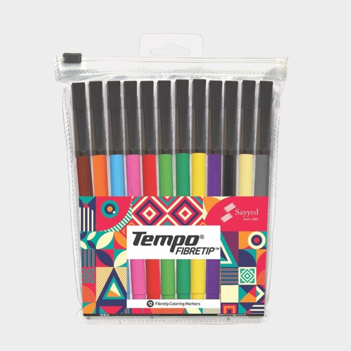 Coloring Marker Tempo (12 marker) | Daraz.pk