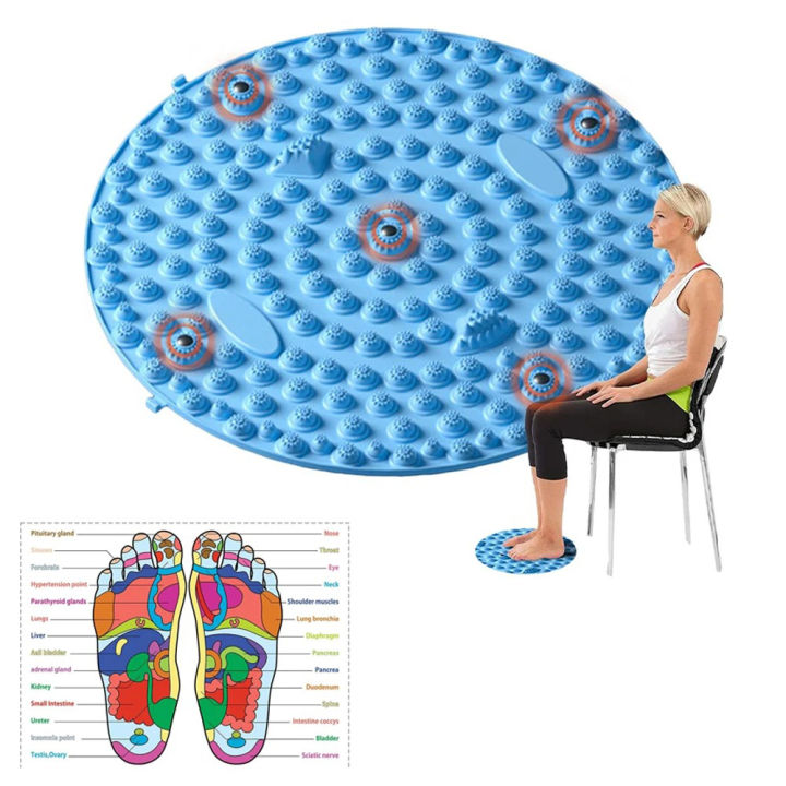 Pressure point Pads Board Foot Massage Acupressure Mat Foot Reflexology ...