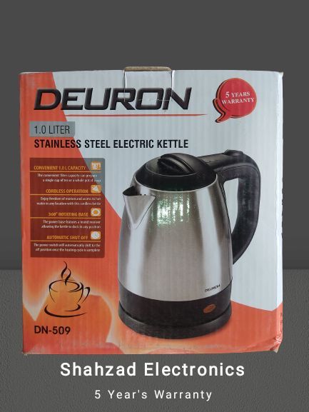 Deuron Electric Kettle 1 Liter | Daraz.pk