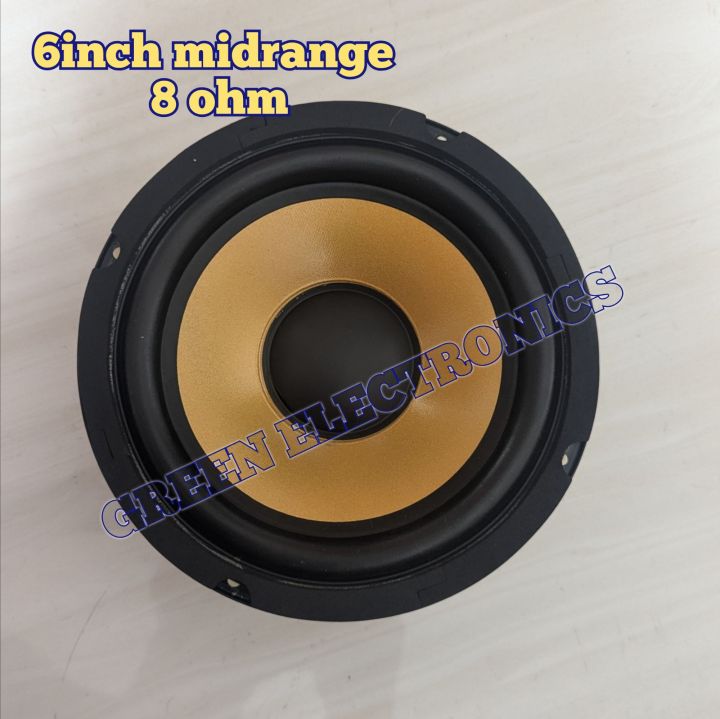 6 inch mid Range Speaker -Black 6 inch 4Ohm 4Ω Audio Speaker Stereo Woofer Loudspeaker | Daraz ...