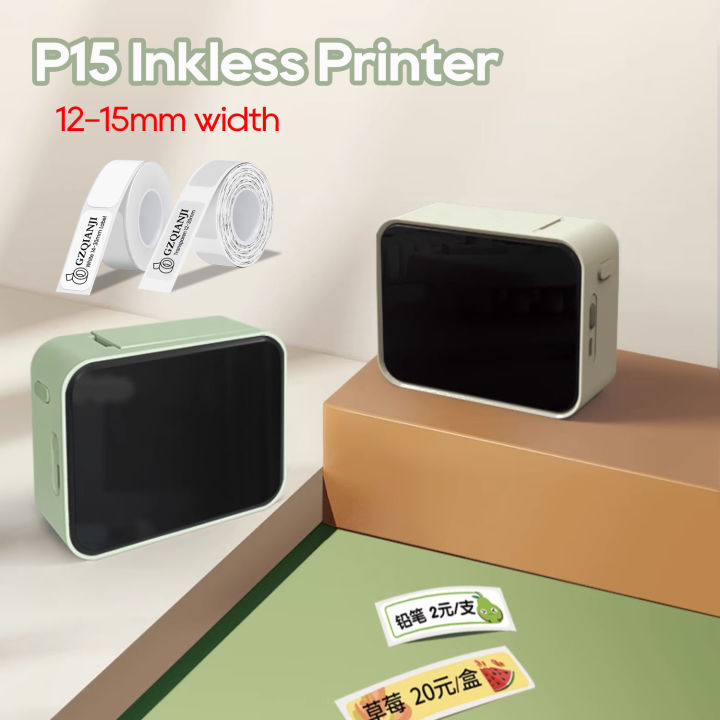 Marklife P15 Wireless Bluetooth Label Printer Portable Thermal Printer Similar to D11 D110 D101 ...