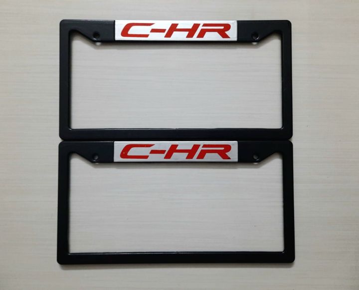 C-HR Premium Quality Car License Number Plate Frame - (2 Pis-1 Set ...