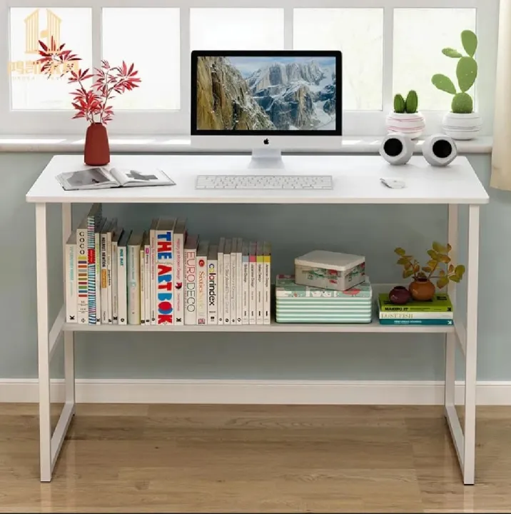 Premium Office & Gaming Table – Heavy Duty Metal Frame | Live-Edge ...