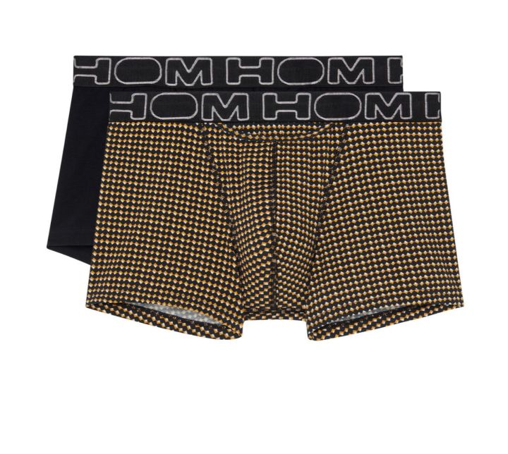 Hom (AUM) 402314-d042 men's underwear boxer-pack 2 cotton fabric ...