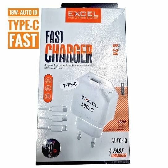 Excel 18w Fast Charger with 6 month warranty | Daraz.com.bd