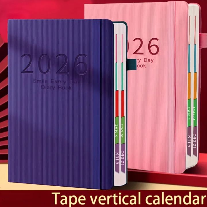 2026 new calendar notebook: self-discipline checklist, time management ...