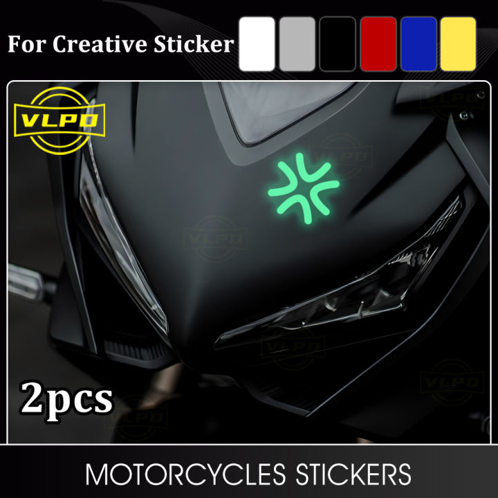 Motorcycle Glow Angry Stickers Waterproof Helmet Decal for Honda ...