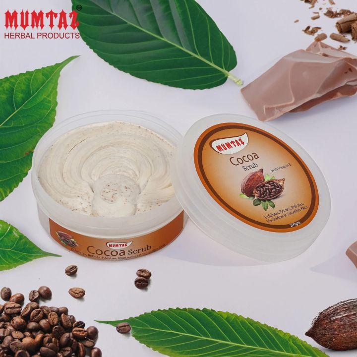 Mumtaz Herbal Cocoa Scrub 200gm | Daraz.com.bd
