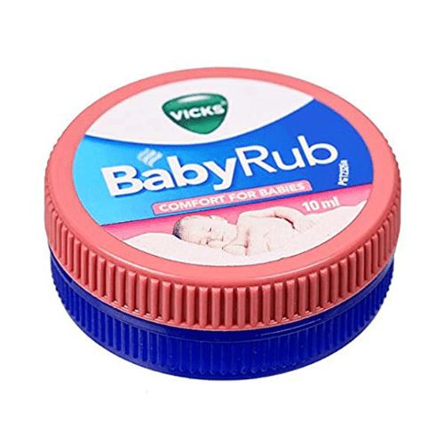 Vicks Baby Rub Pain Relief Cream 10 Ml for Cold Cough Sore Throat ...