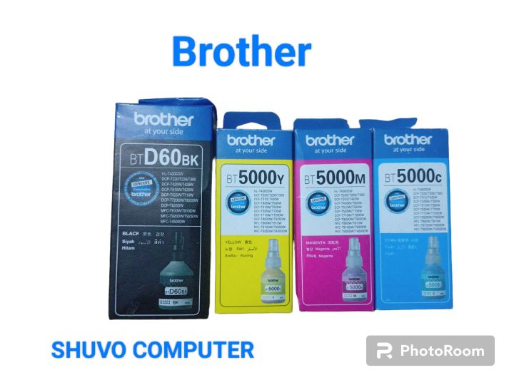 Brother BtD60BK Bt5000 ink (4 colour) For T200 T300 T400 T500 T700 T800 ...