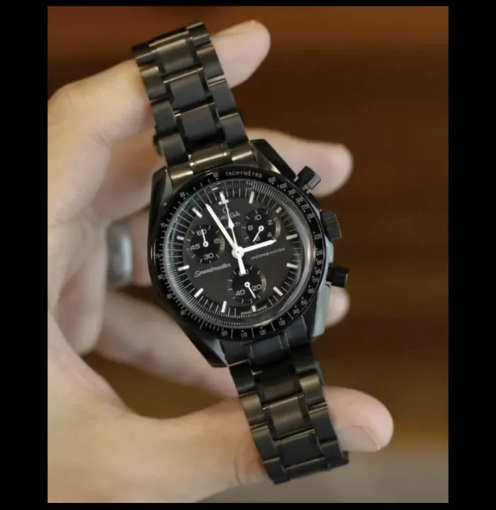 Luxury Branded black edition stainless steel quartz men’s watch casual ...