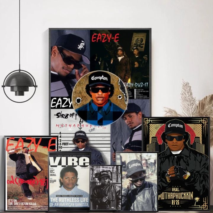 West Coast Hip Hop Rapper Eazy E Classic Movie Posters Vintage Room Bar ...