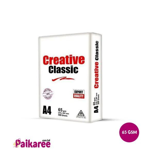creative 65gsm a4 paper 500 pic packet | Daraz.com.bd