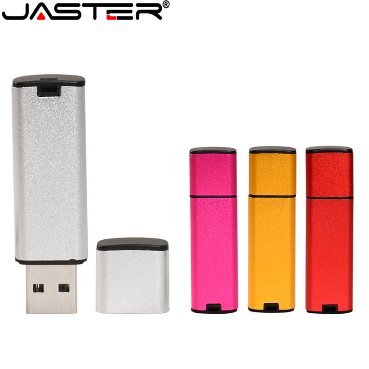 JASTER Gold Plastic USB Flash Drive 128GB High Speed Black Pen Drive ...
