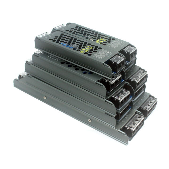 12V 24V LED Power Supply Converter 60W 100W 200W 300W 400W Thin Led Driver 220V 230V AC to DC ...