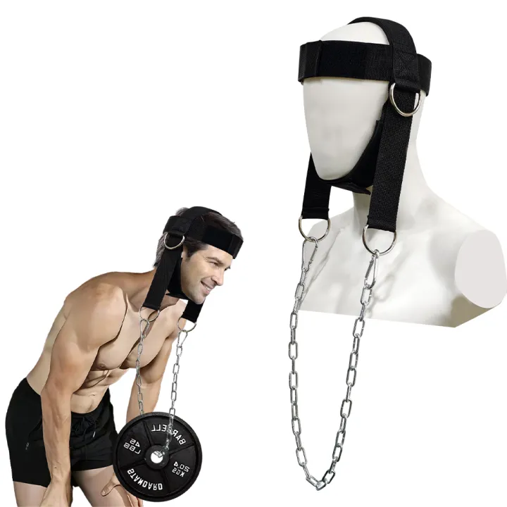 Head Harness Sports Neck Training Exerciser Strap Muscle Builder Home ...