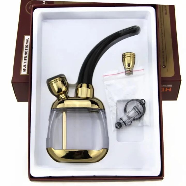 Portable Tobacco Pipe Acrylic Water Smoking Pipe Shisha Hookah ...