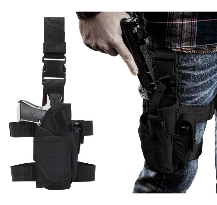 Tactical Holster With Mag Pouch Drop Leg Holster For Airsoft Pistols ...