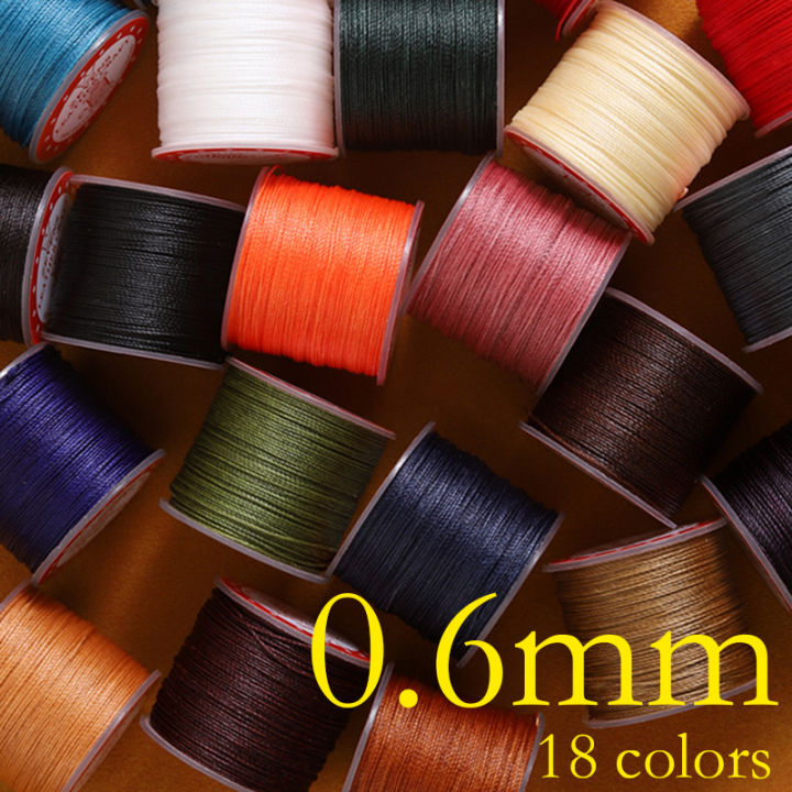 20m/Lot Korean Waxed Cord Waxed Thread Cord String Strap Necklace Rope ...