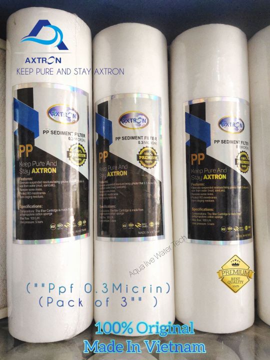 PACK OF 3 PPF Water Filtration 10 inches cartridges Made In Vietnam ...