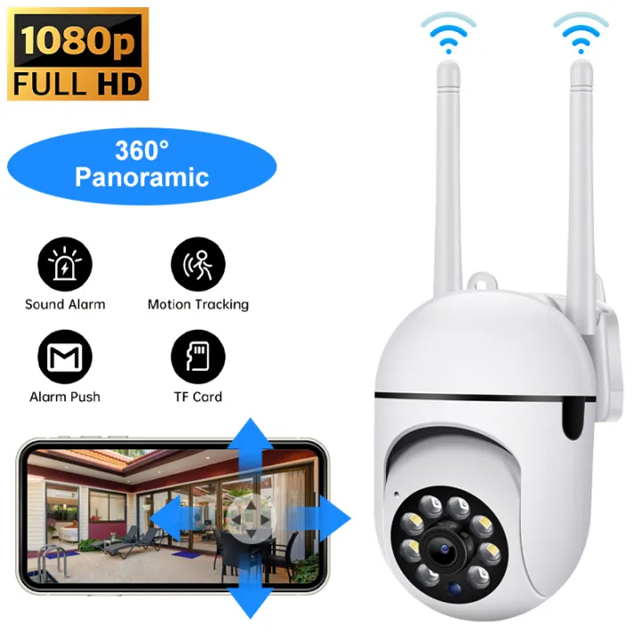WiFi IP Camera AI Human Tracking Two Way Audio with 4x Digital Zoom ...