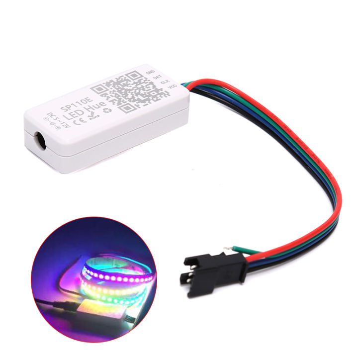 New DC5-12V SP110E Bluetooth LED Controller for Strip 5.4cm*2.4cm*1.3cm ...