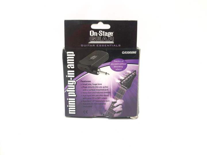 On Stage Mini Plugin Headphone Amp for Guitar | Daraz.com.np