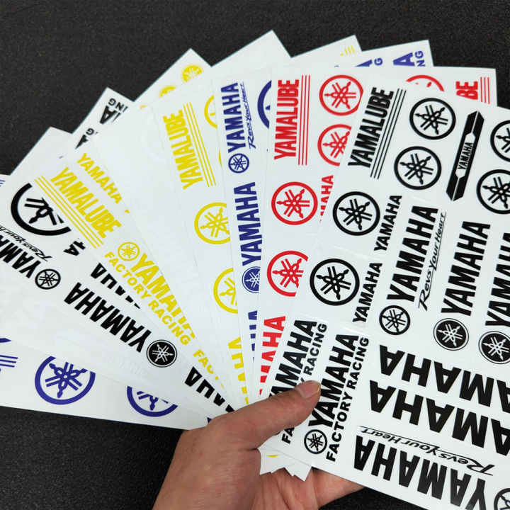 Vinyl Yamaha Sticker Logo Motorcycle Tank Decal Helmet Bike Transparent ...