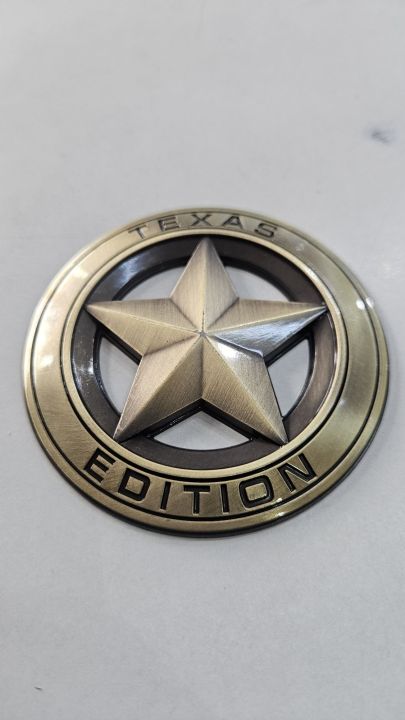 Texas Edition 3D Car Decal Badge Emblem Logo for Exterior Decoration ...