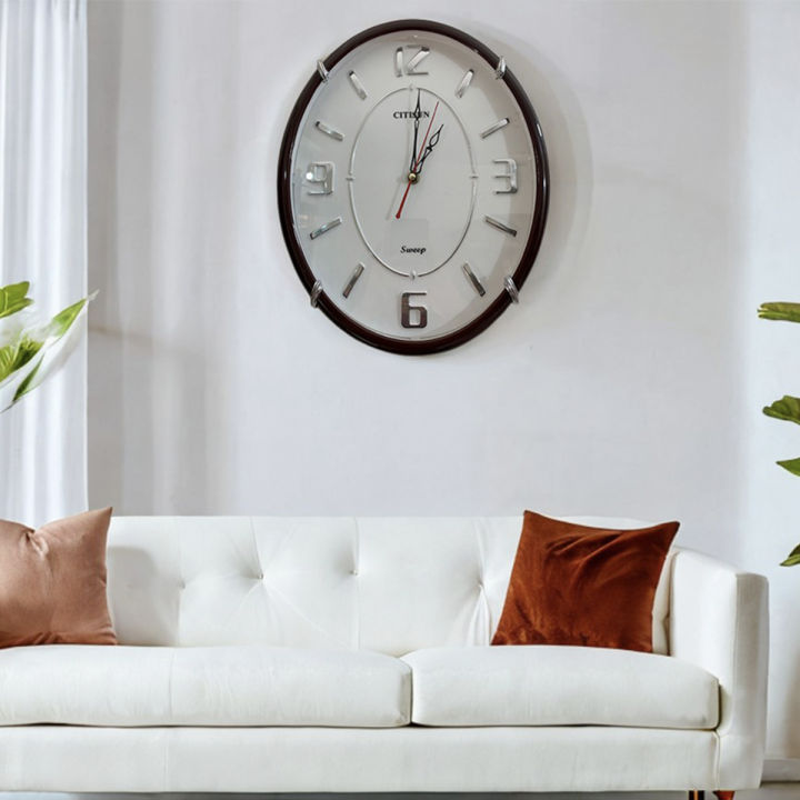 Citisun Vintage Decorative Wall Clock 36cm, Fiber Material, Stylish ...