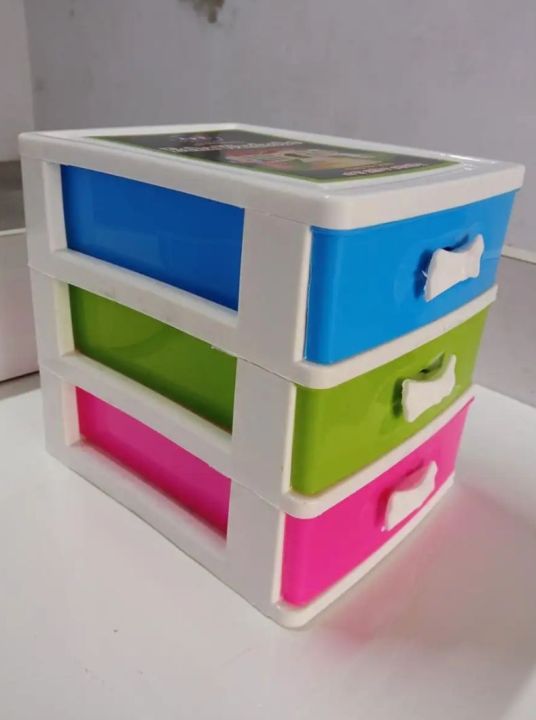 Plastic Mini Organizer 3 steps | Daraz.com.bd