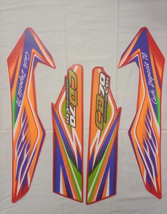2020 Model Tanki Tapa Sticker Set for 70cc(Complete Set) | Daraz.pk