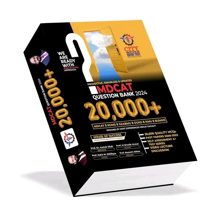 City Entry Test Series MDCAT book 20000+ MCQs Latest 2025 Edition for ...
