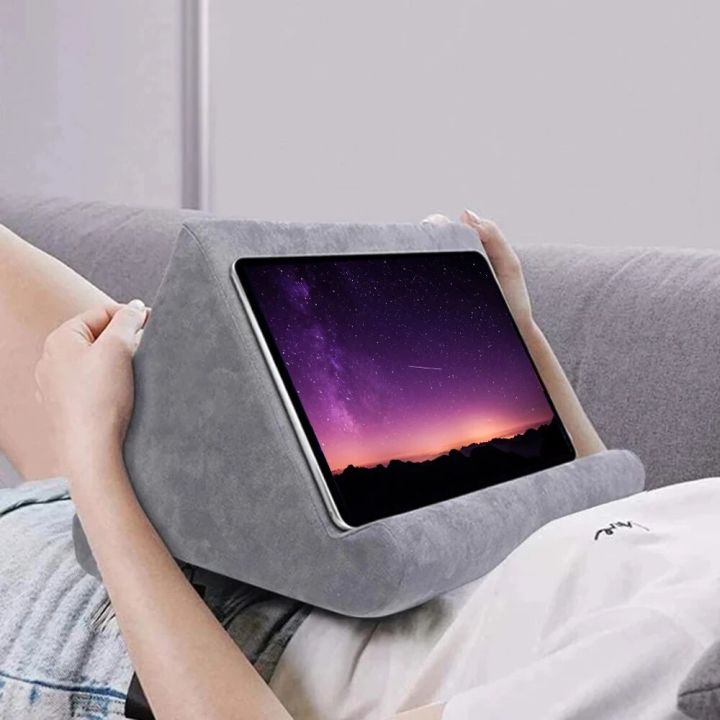 Xnyocn Tablet Stand Multifunction Sponge Pillow Stands for IPad Samsung ...