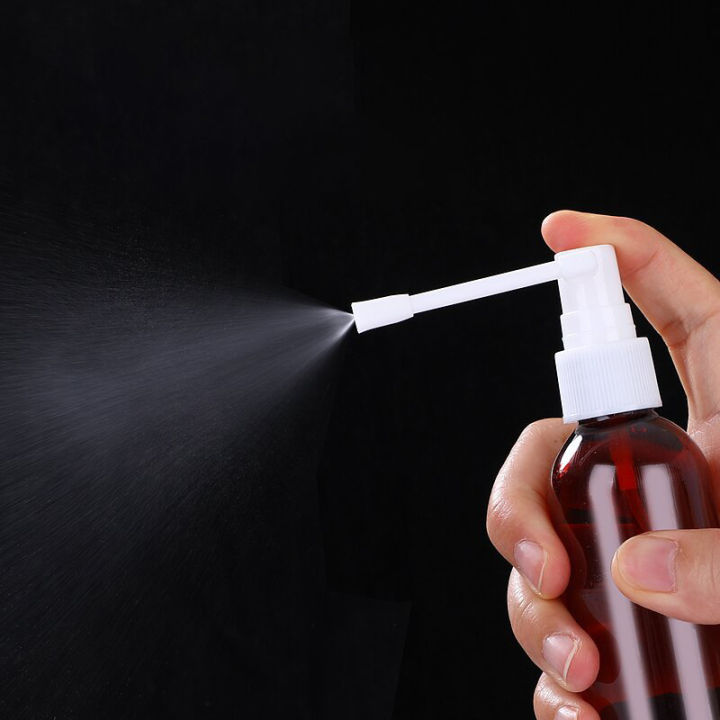 10-100ml Nasal Spray Bottle With Rotating Elephant Trunk, Brown Plastic ...