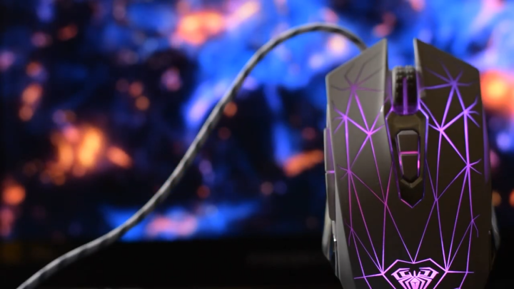 AULA S50 Gaming Mouse | 2400 DPI RGB Wired Macro Programmable Gamer ...