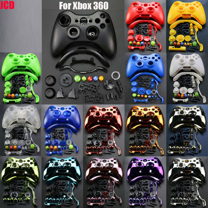 JCD Gamepad housing Full Housing Shell Case Kit Replacement Parts For Xbox 360 Wireless ...