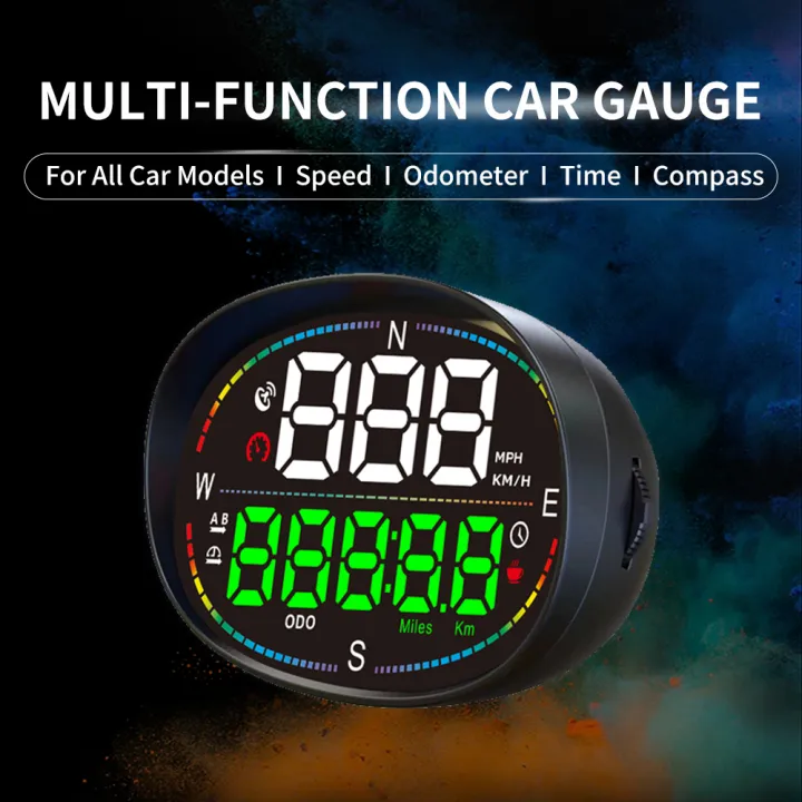 KWHUD HUD Head Up Display Car GPS Digital Speedometer Odometer Time ...