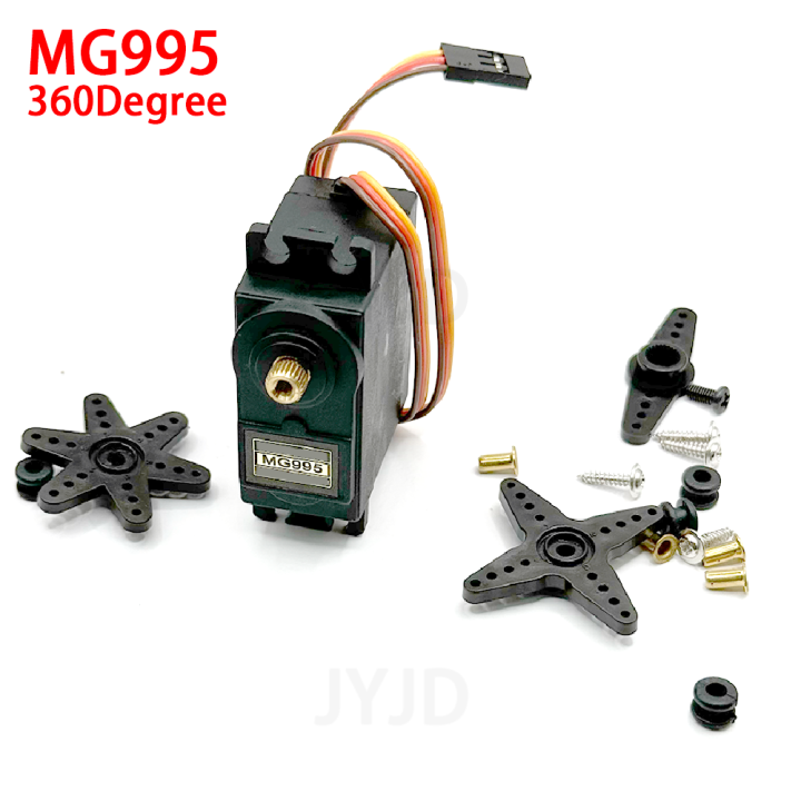 180 360 MG995 Arduino Metal Gear 995 RC Car Servo Motor High Speed ...