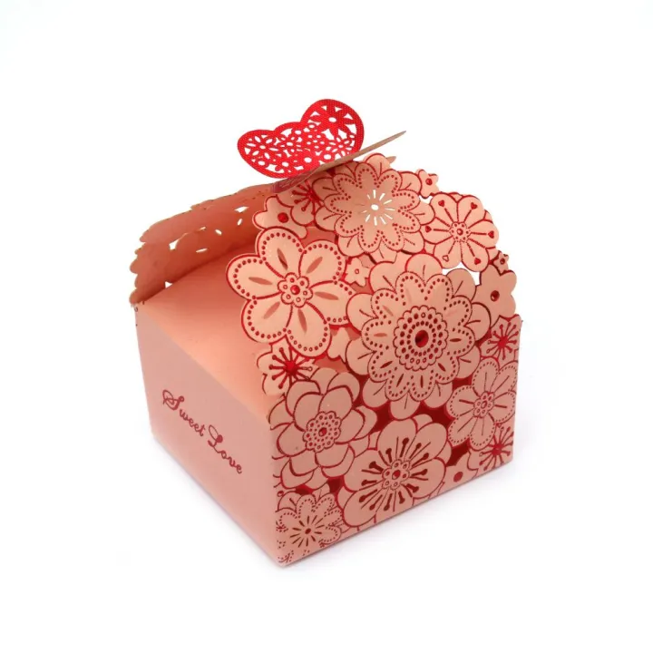 Cardboard Nikah Boxes| Bid Boxes | Qabool Hy | flowers and butterfly ...