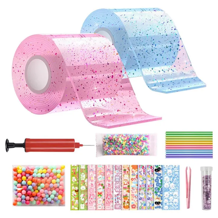 Nano Glue Kneading Music Blowing Bubble Full Set Of Nano Tape Double ...