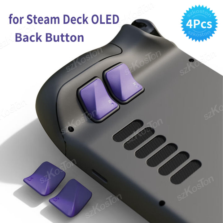 4PCS Back Button Enhancement Set for Steam Deck OLED Games Console Grip ...