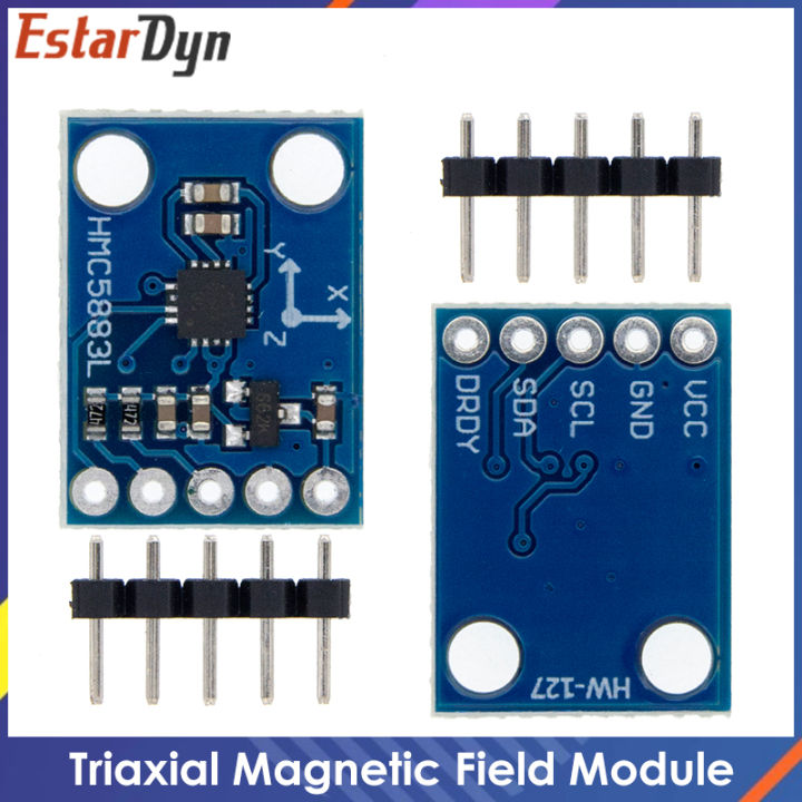 GY-273 3V-5V HMC5883L Triple Axis Compass Magnetometer Sensor Module Three Axis Magnetic Field ...